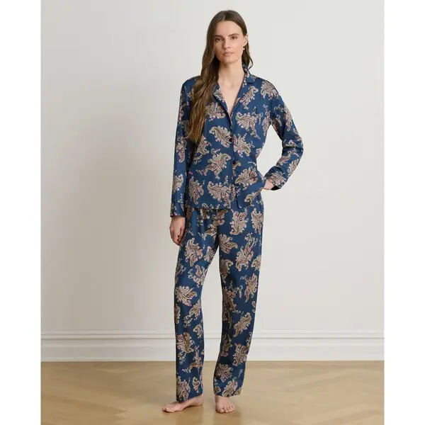 Ralph Lauren Floral & Paisley Sateen Sleep Set