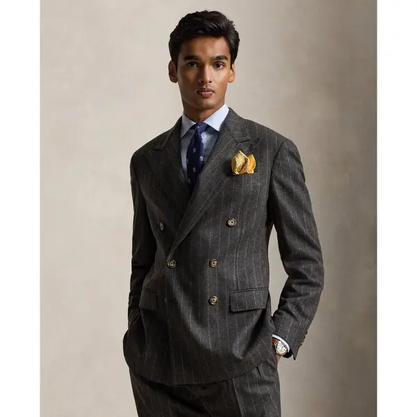 Ralph Lauren Polo Tailored Fit Chalk-stripe Wool Suit