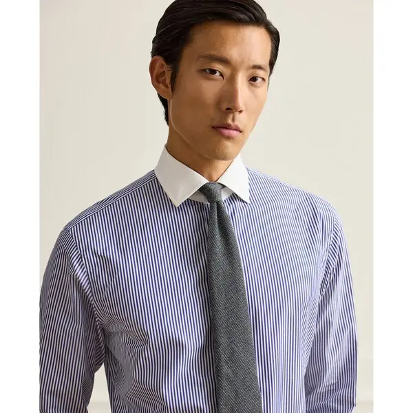 Ralph Lauren Striped Poplin French Cuff Shirt