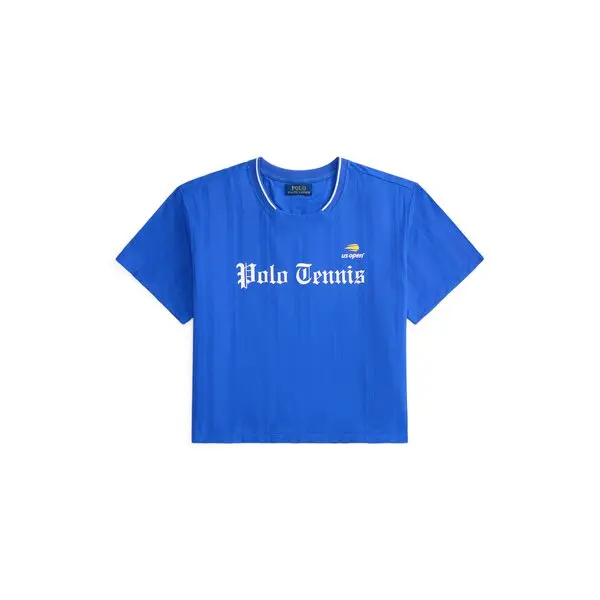 Ralph Lauren Us Open Logo Jacquard Tee