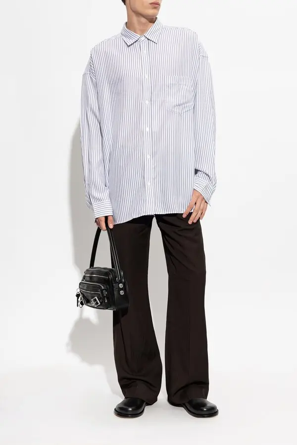 Acne Studios Oversize' Shirt With Pocket - White