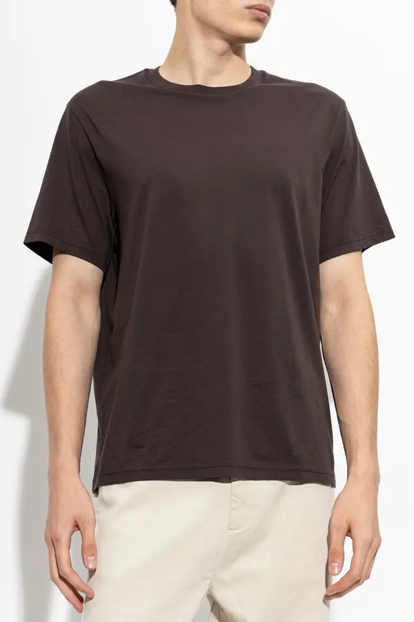 FRAME Cotton T-shirt With Crew Neck