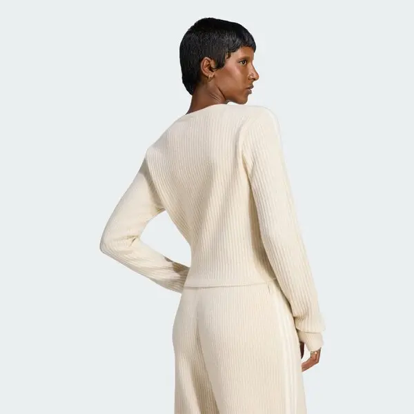 Adidas Originals Jennie Knitted Wrap Around Cardigan - Bliss