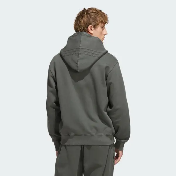 Adidas Skateboarding X Tyshawn Washed Full Zip Track Jacket Grey - Utility Grey