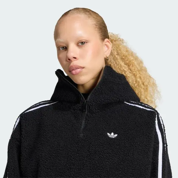 Adidas Originals Jennie Fleece Hoodie Jacket - Black