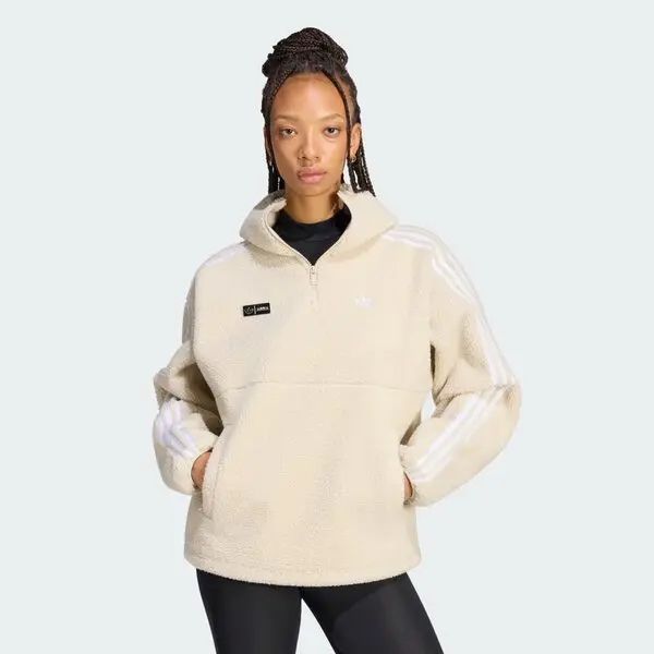 Adidas Originals Jennie Fleece Hoodie Jacket - Bliss