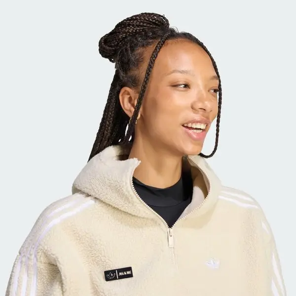 Adidas Originals Jennie Fleece Hoodie Jacket - Bliss
