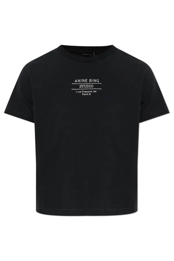 ANINE BING T-shirt ‘shelley - Black