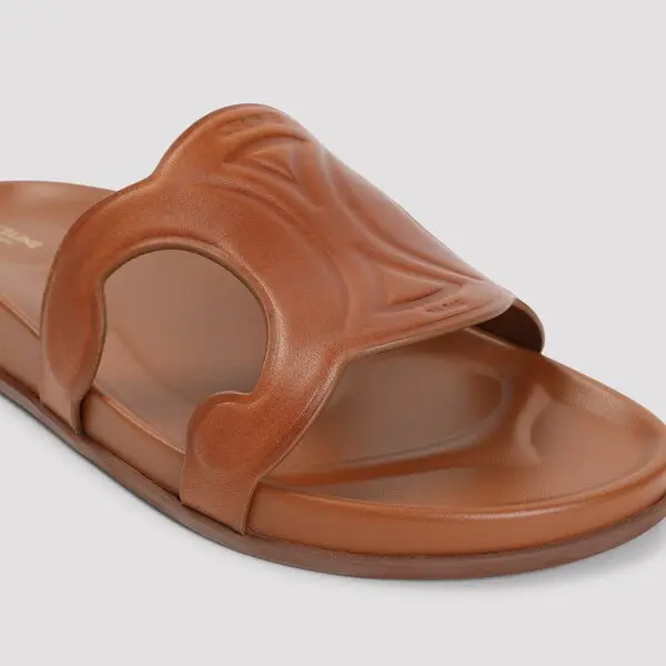 Celine Triomphe Slide - Brown