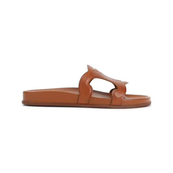 Celine Triomphe Slide - Brown