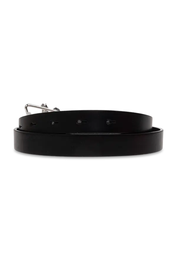 DIESEL® Leather Belt ‘b-d Line W Angell