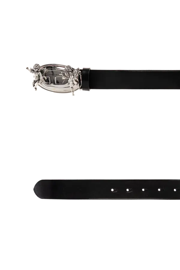 DIESEL® Leather Belt ‘b-oval Angels