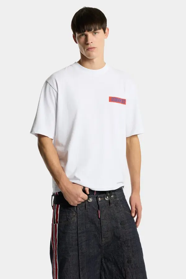 Dsquared2 Ski Pass Loose Fit T-shirt