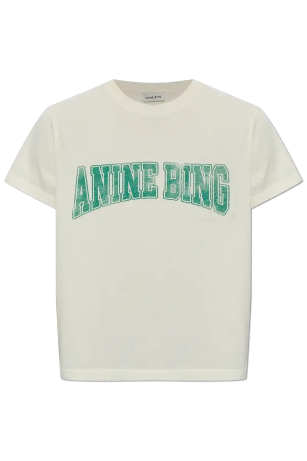 ANINE BING T-shirt ‘shelley - Cream