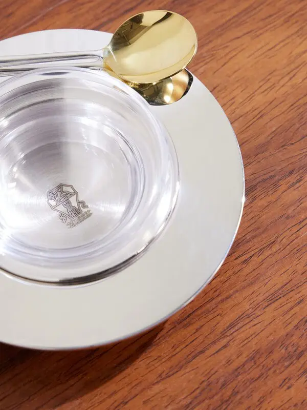 Brunello Cucinelli Plated Stainless Steel Caviar Set