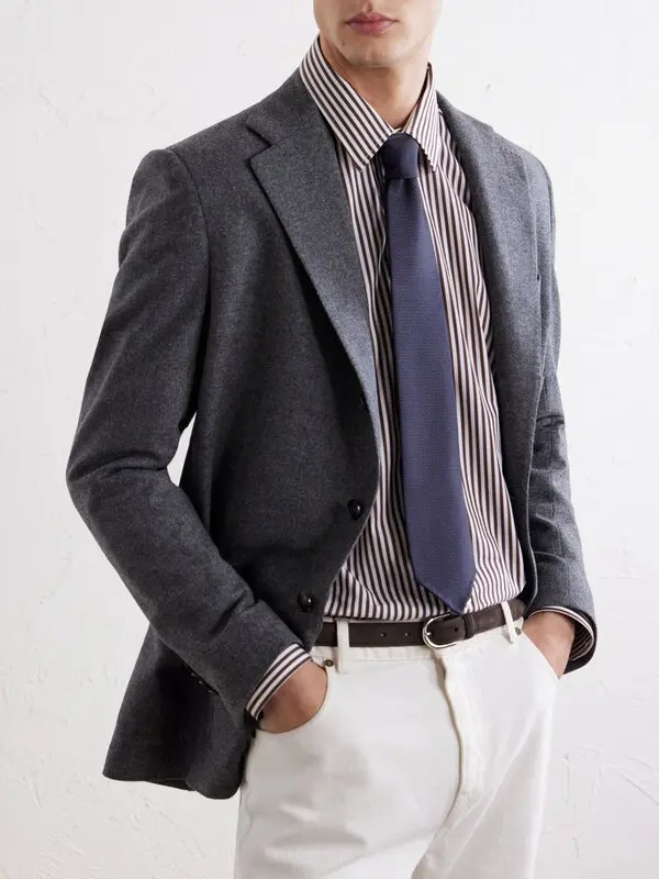 DE PETRILLO 8cm Silk-jacquard Tie