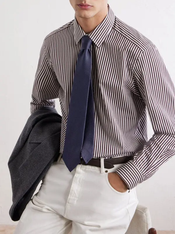 DE PETRILLO 8cm Silk-jacquard Tie