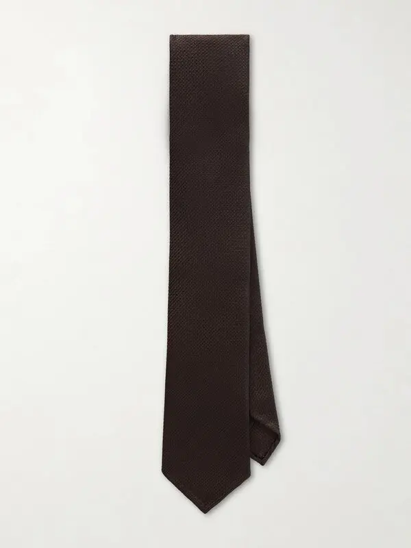 DE PETRILLO 8cm Silk-jacquard Tie