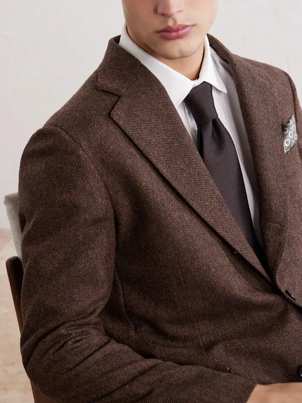 DE PETRILLO 8cm Silk-jacquard Tie
