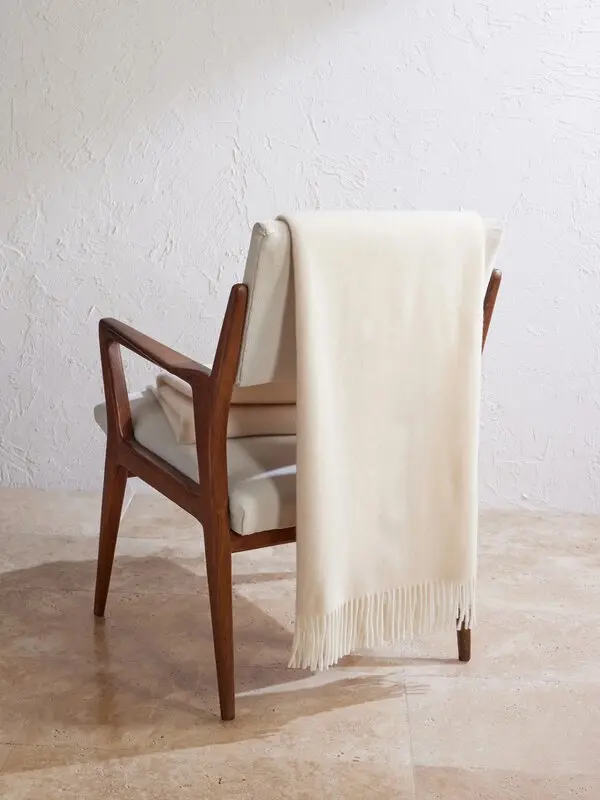 Ralph Lauren Jax Wool And Cashmere-blend Blanket