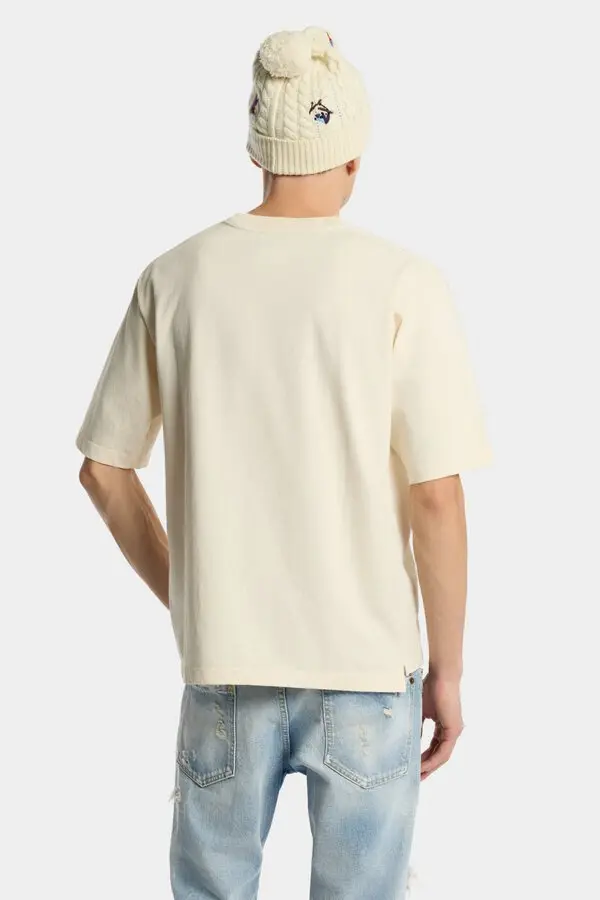 Dsquared2 Snowy Dream Loose Fit T-shirt - Beige