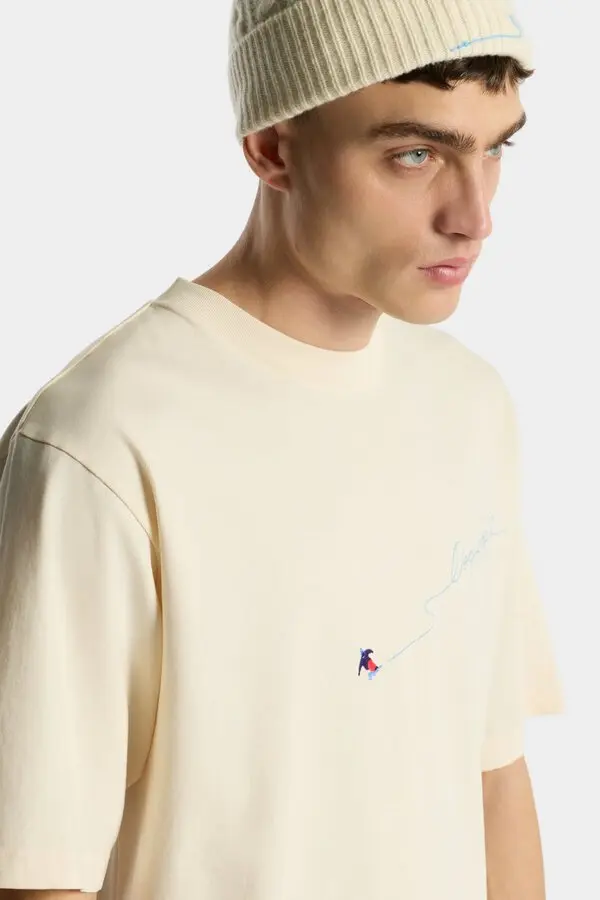 Dsquared2 Snowy Dream Loose Fit T-shirt - Beige