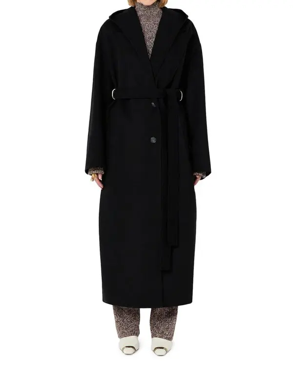 Sportmax Oversized Pure Wool Coat