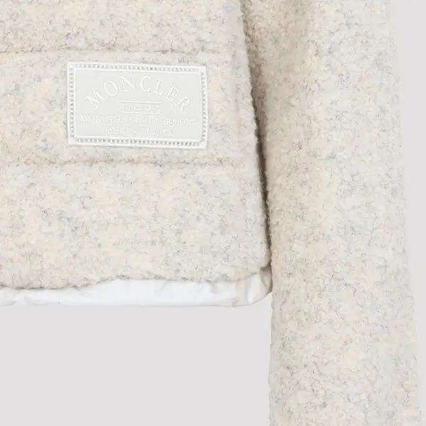 Moncler Zip Up Jacket - White