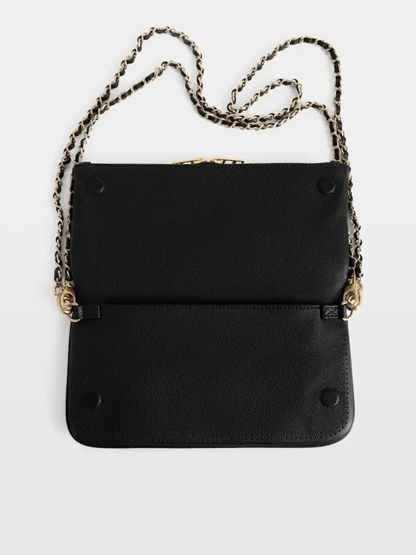 Zadig&Voltaire Rock Perforated Clutch - Black
