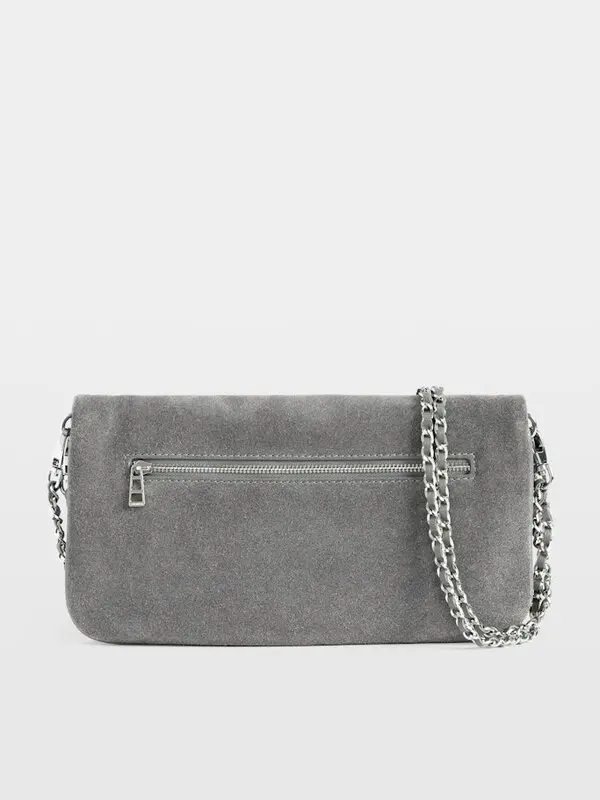 Zadig&Voltaire Rock Suede Clutch - Road