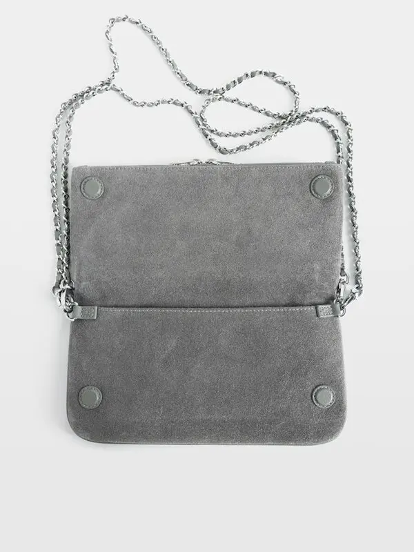 Zadig&Voltaire Rock Suede Clutch - Road