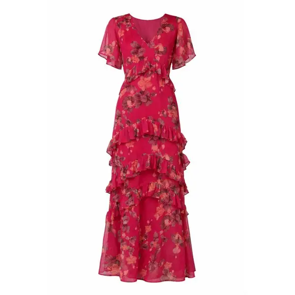 RAISHMA Estella Dress - Red