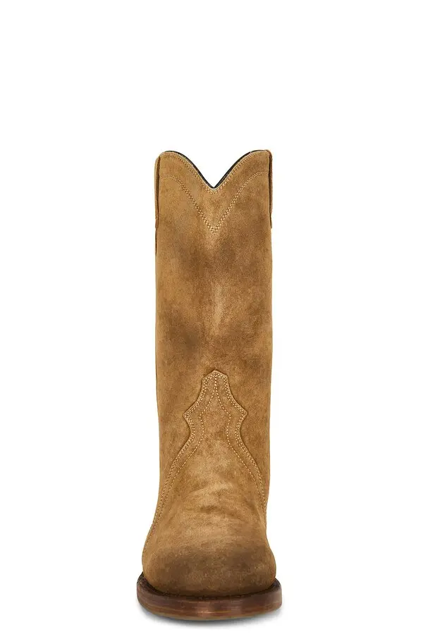 JIL SANDER Bruce Boot In Tan - Walnut