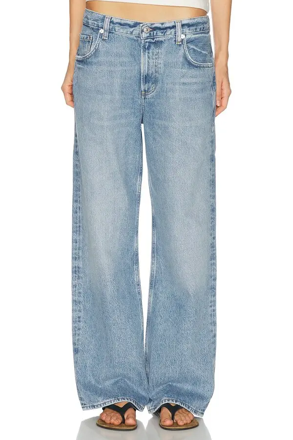 Citizens Of Humanity Lindz Easy Straight Jean In Blue - Cupid