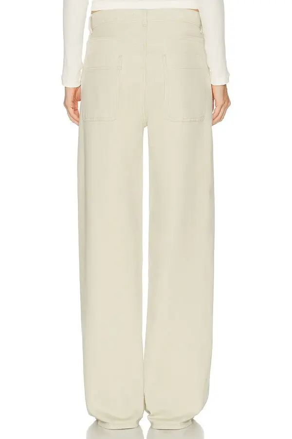 TWP Song Sung Blue Straight Leg In Beige