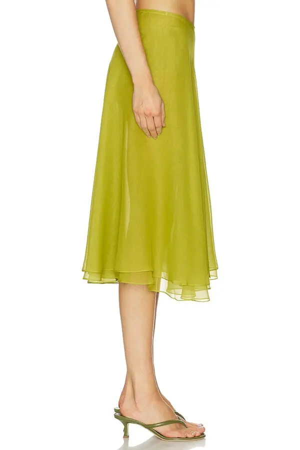 TAE PARK Flowy Chiffon Skirt