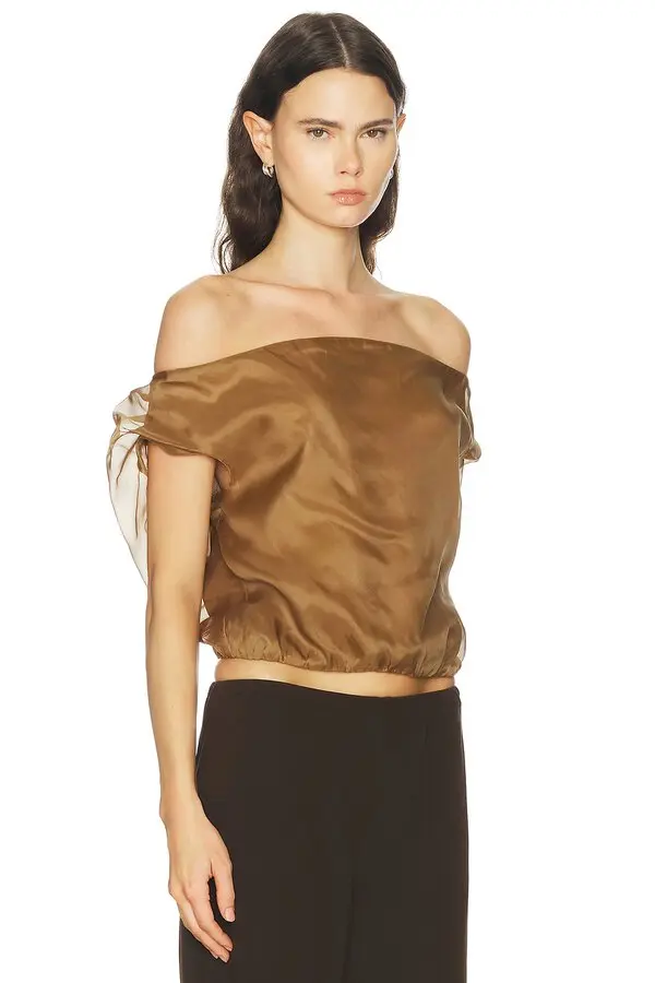 Staud Larissa Silk Top