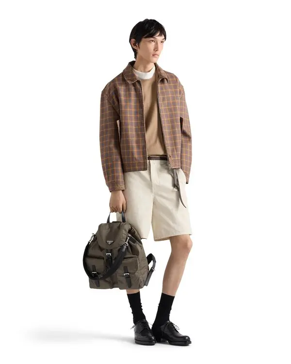 Prada Re-nylon Backpack - Grey