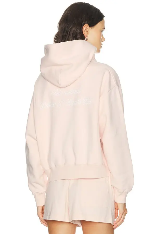Sporty & Rich International Hoodie In Pink