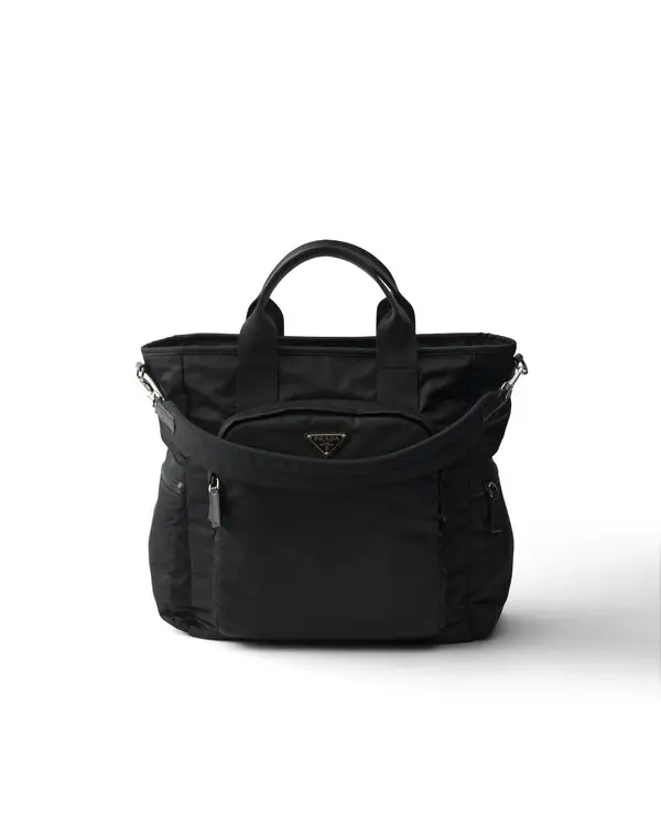 Prada Re-nylon And Saffiano Leather Tote Bag