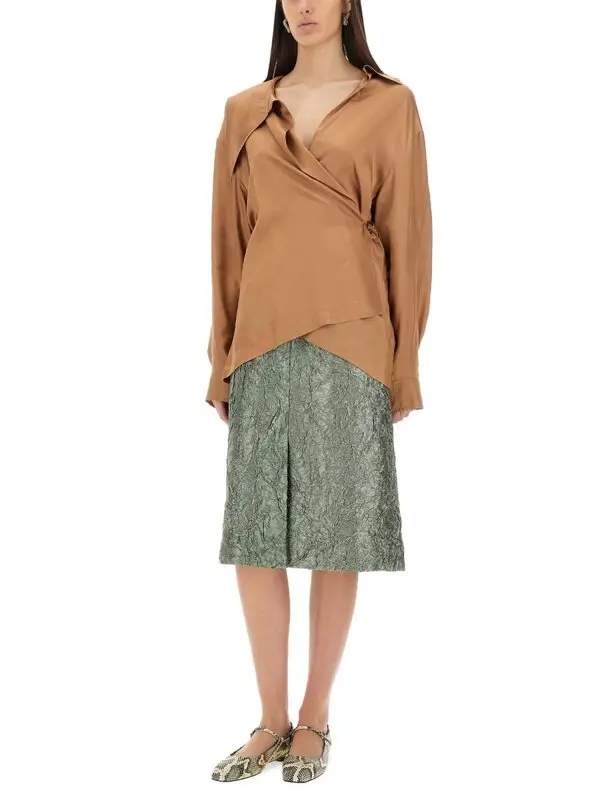 Dries Van Noten Asymmetrical Shirt - Cream