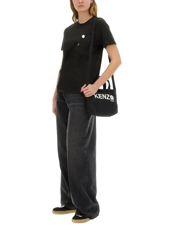 Kenzo Boke Flower Pin T-shirt - Black