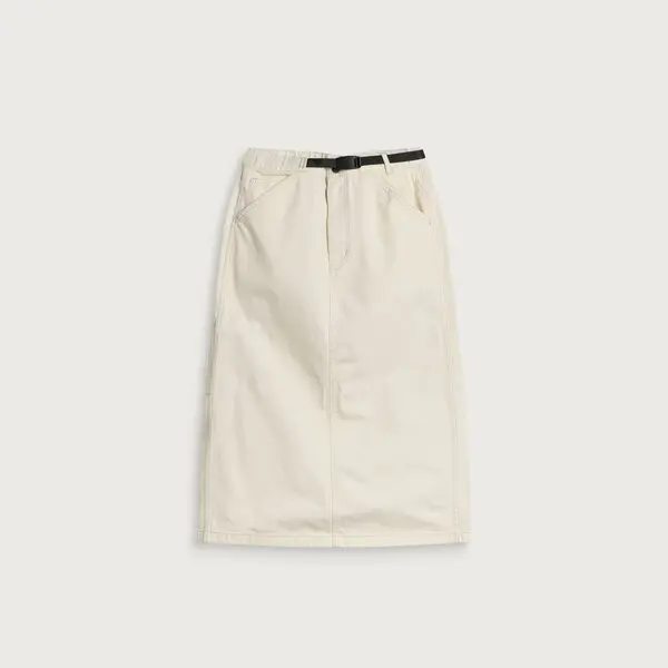 Gramicci Denim Carpenter Midi Skirt - Bone