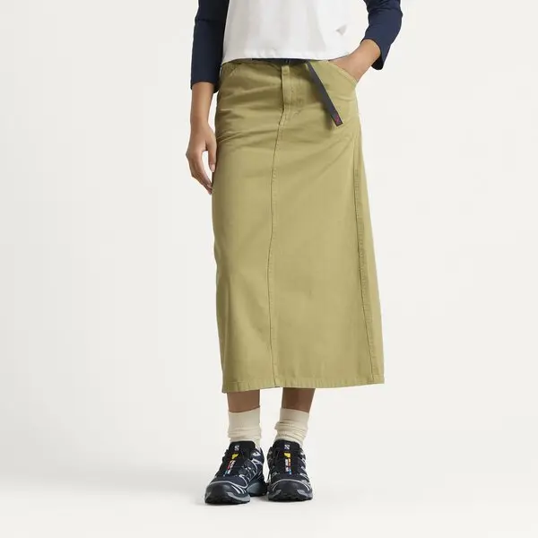 Gramicci 5 Pocket Midi Skirt - Elm Pigment