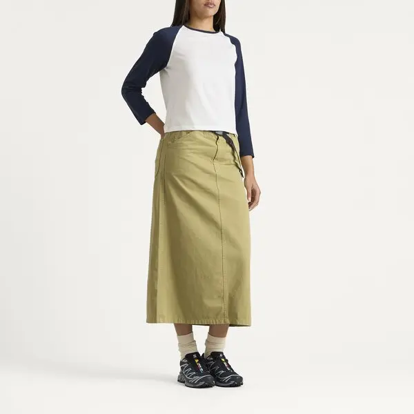 Gramicci 5 Pocket Midi Skirt - Elm Pigment