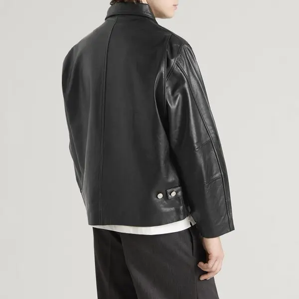 BEACH BRAINS Welding Leather Jacket
