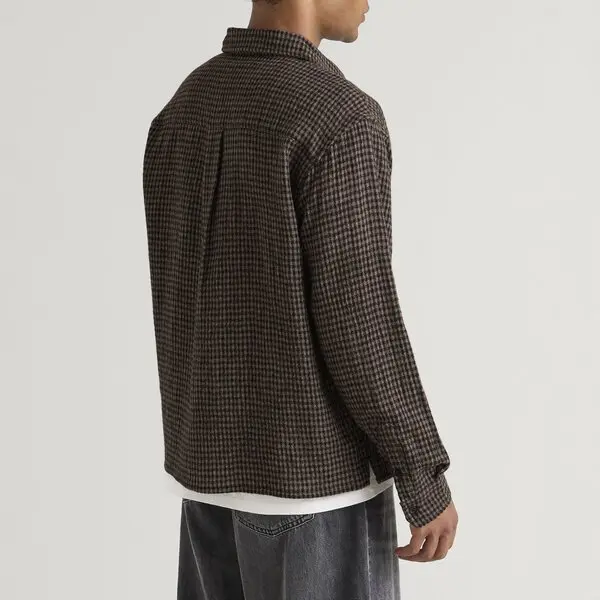 BEACH BRAINS Hold Micro Check Shirt