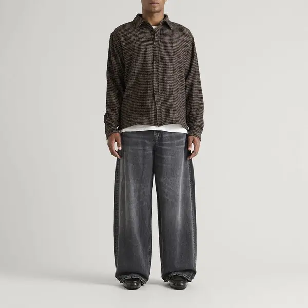 BEACH BRAINS Hold Micro Check Shirt
