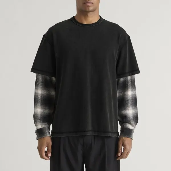 BEACH BRAINS Dead End Double Layer Shirt
