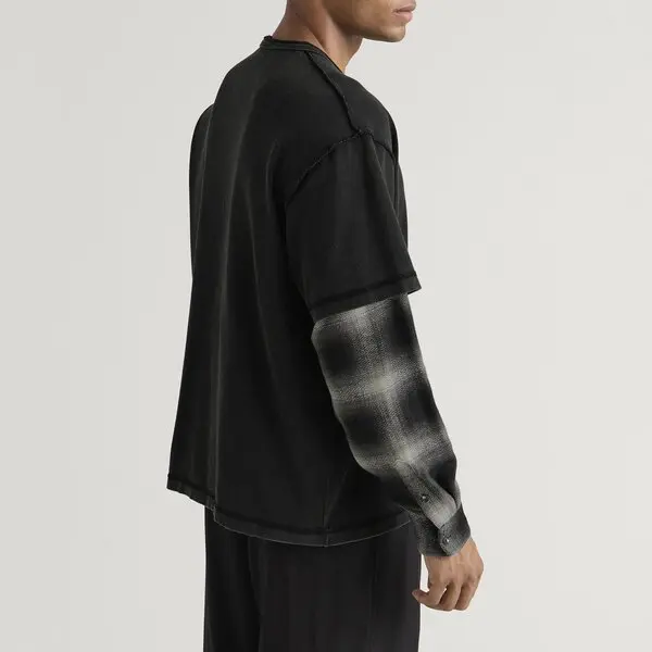 BEACH BRAINS Dead End Double Layer Shirt
